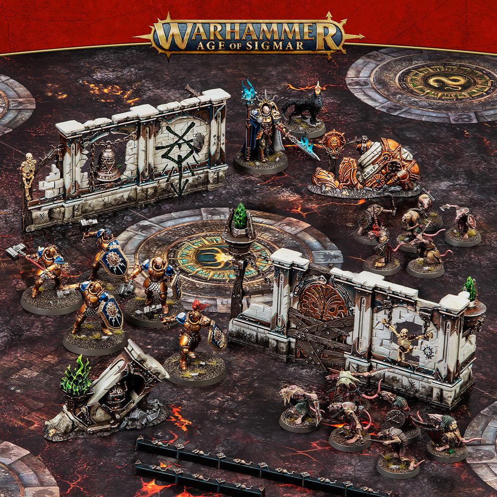 Age Of Sigmar: Spearhead - Fire & Jade Gaming Pack — LVLUP GAMES