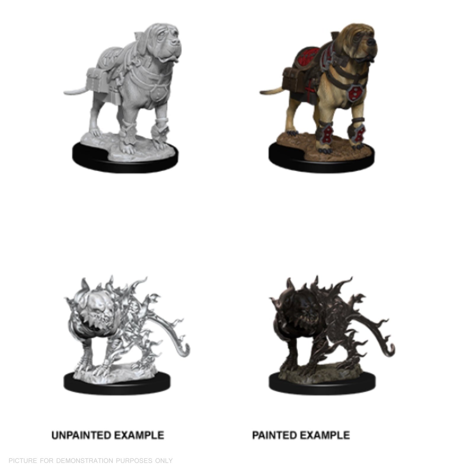 D&D Nolzur's Marvelous Miniatures: Mastif And Shadow Mastif — LVLUP GAMES